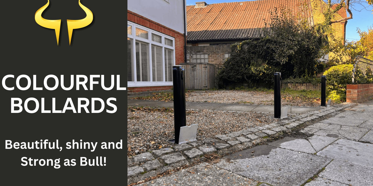 Painted Security Bollards & Security Posts - Bison Products