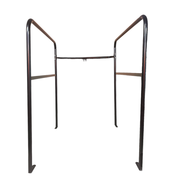 Steel Loft Access Safety Balustrade in Black – Bison Products