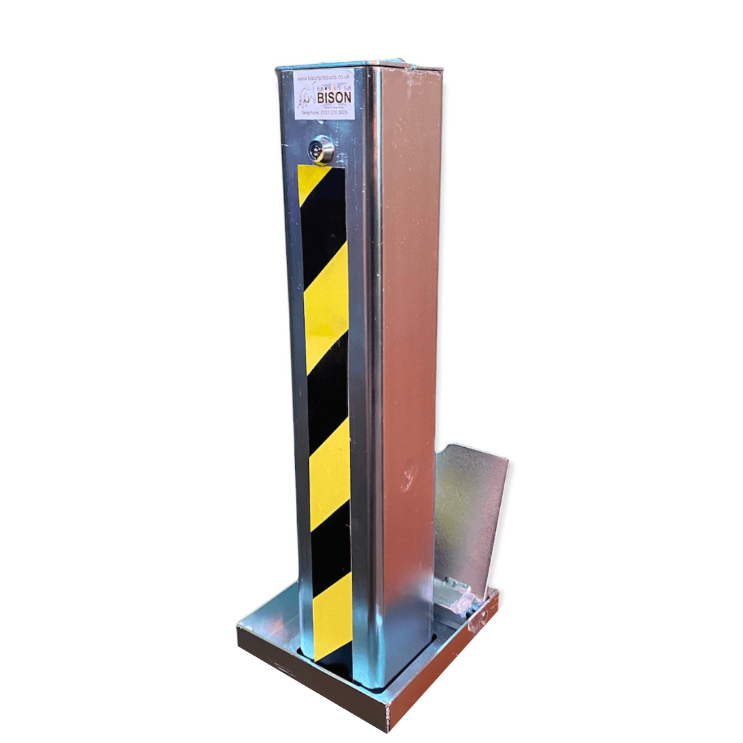 Ramco 100 Anti-Ram Telescopic Security Post with Lid — Bison Products