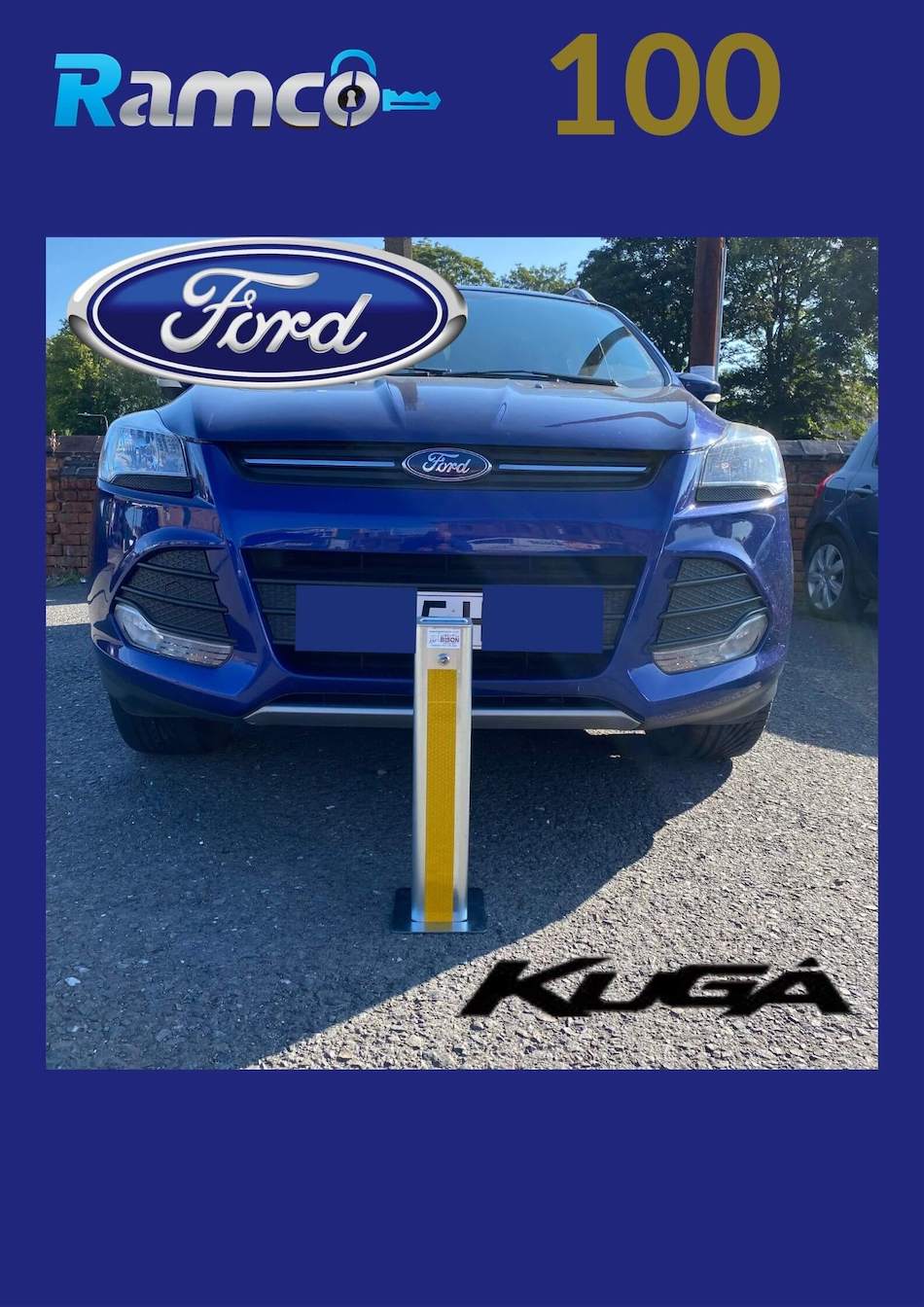 Heavy-Duty Telescopic Security Post | Vehicle Theft Deterrent | Ramco ...