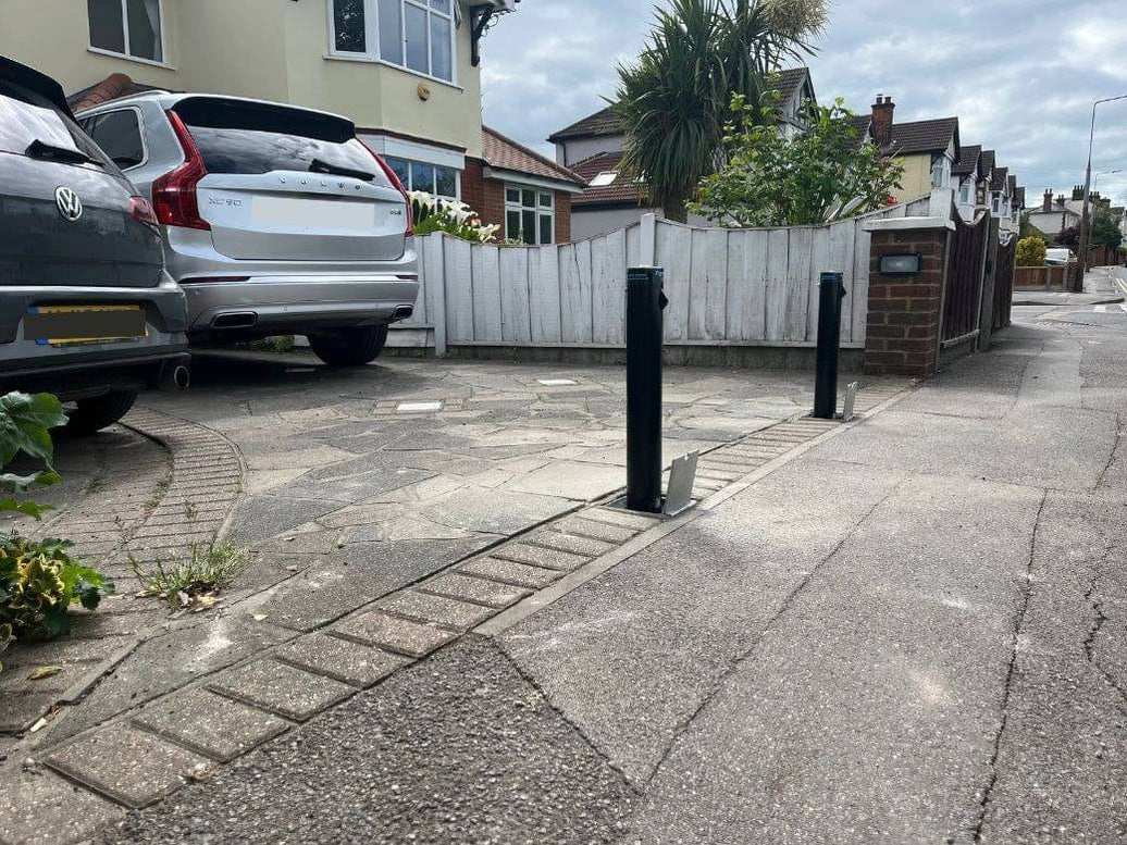 Ramco 600R Driveway Security Bollard Fully Installed by Bison Products x 2