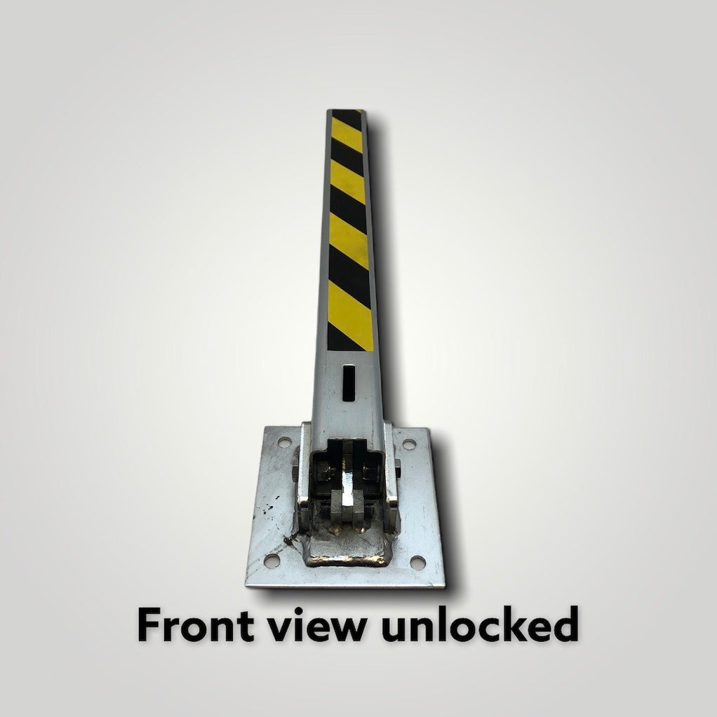 Ramco Fold Down Bollard | Secure Your Parking Space — Bison Products