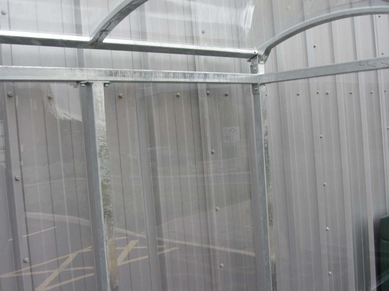 8-Person Smoking Shelter — Galvanised Steel | Bison — Bison Products