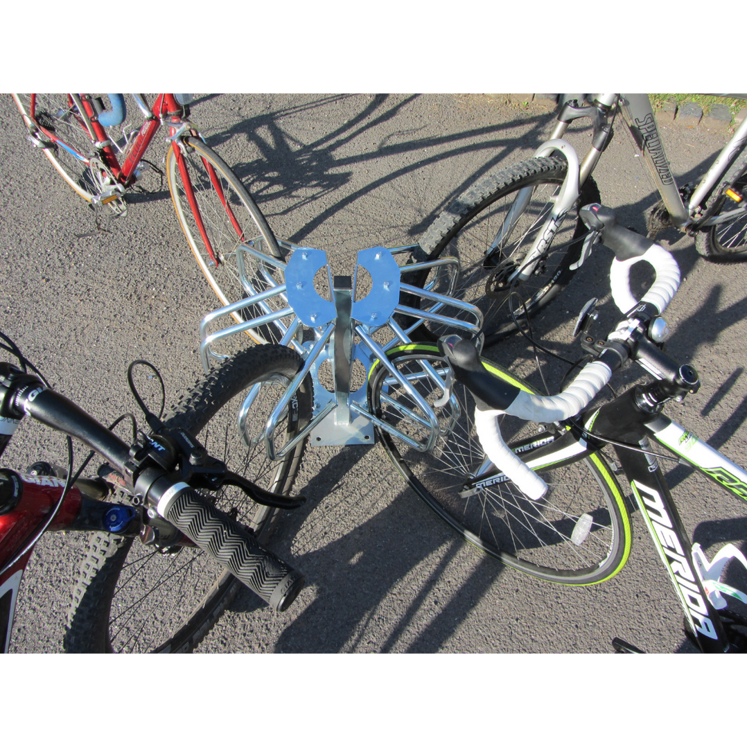 6 Bike Star Rack - Innovative Bike Racks — Bison Products