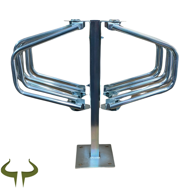 6 Bike Star Rack - Innovative Bike Racks – Bison Products