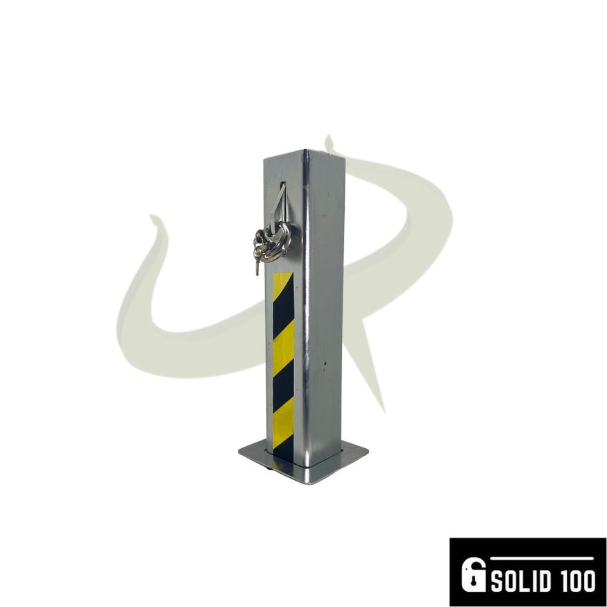 Telescopic 100 Driveway Security Post with Padlock — Bison Products